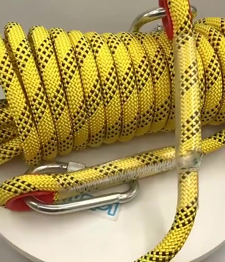 【COD】Static Utility Rope Free 2 Carabiners For Outdoor Activities ...