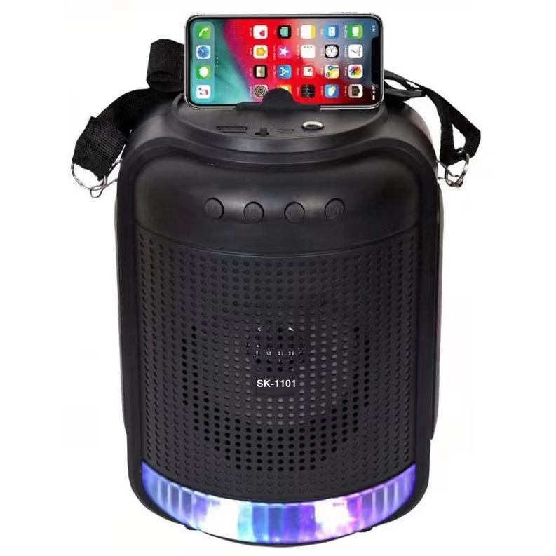 SK-1101 Portable Wireless Round Bluetooth Karaoke Speaker with FREE ...