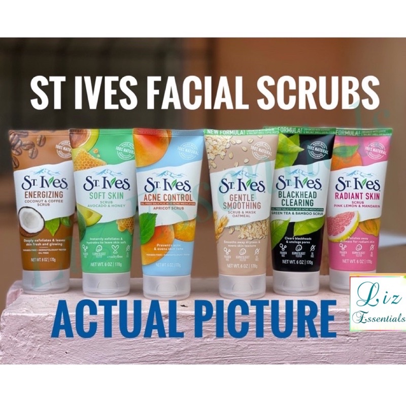 🇺🇸Original St.Ives Facial Scrub made in USA 170g | Shopee Philippines