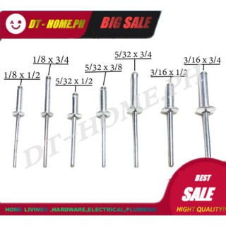 PER 20BOX--WHOLESALE PRICE/BLIND RIVETS 1/8x1/2, 1/8x3/4, 5/321/2, 5 ...