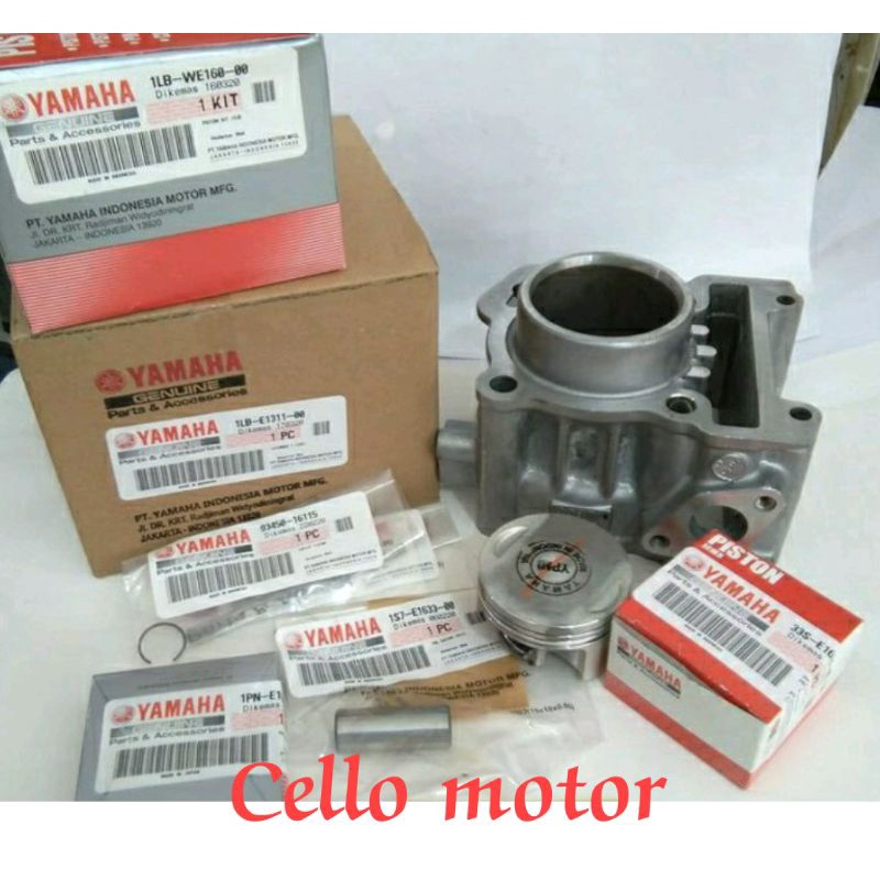 Boring piston block cylinder + original xeon rc piston kit | Shopee ...