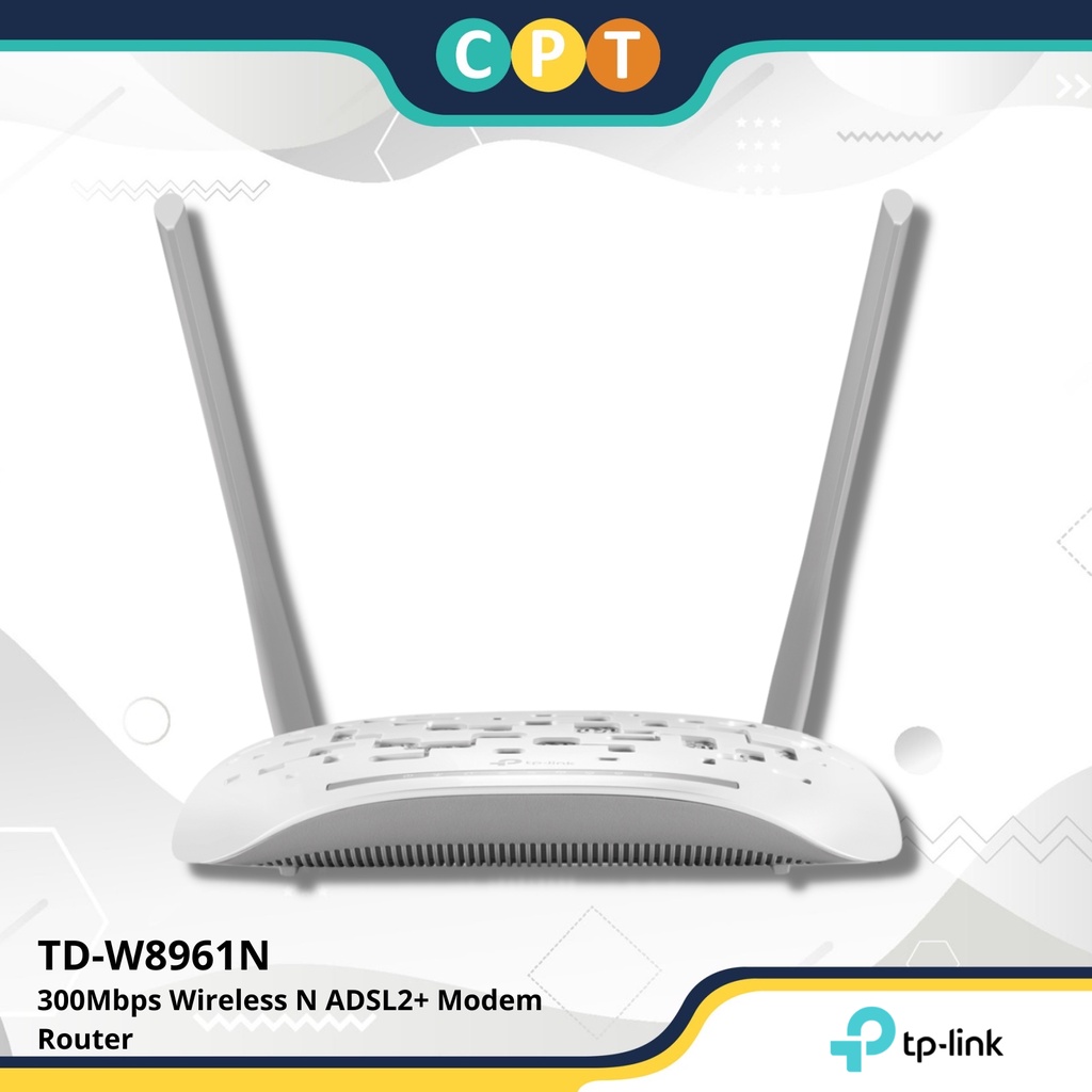 TP-Link TD-W8961N 300Mbps Wireless N ADSL2+ Modem Router | Shopee Philippines