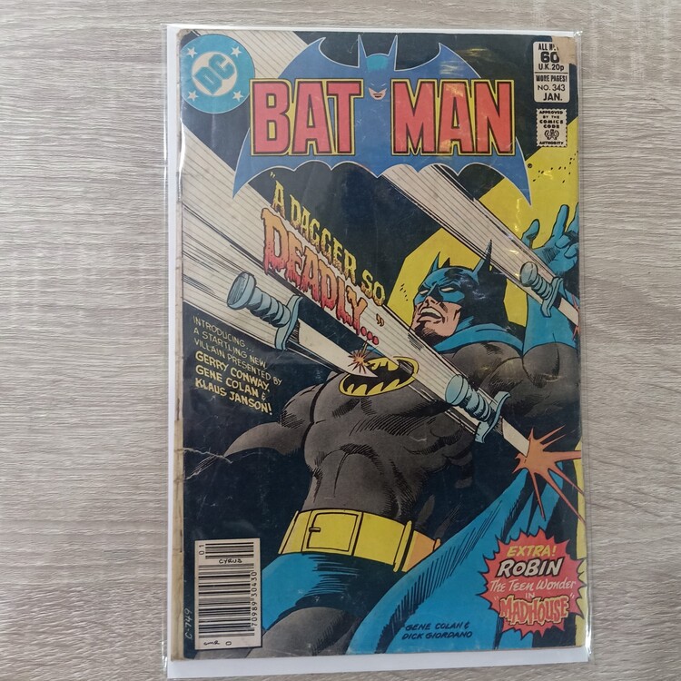 (price per piece) Batman comic #343 to #349 (choose comic book) DC ...