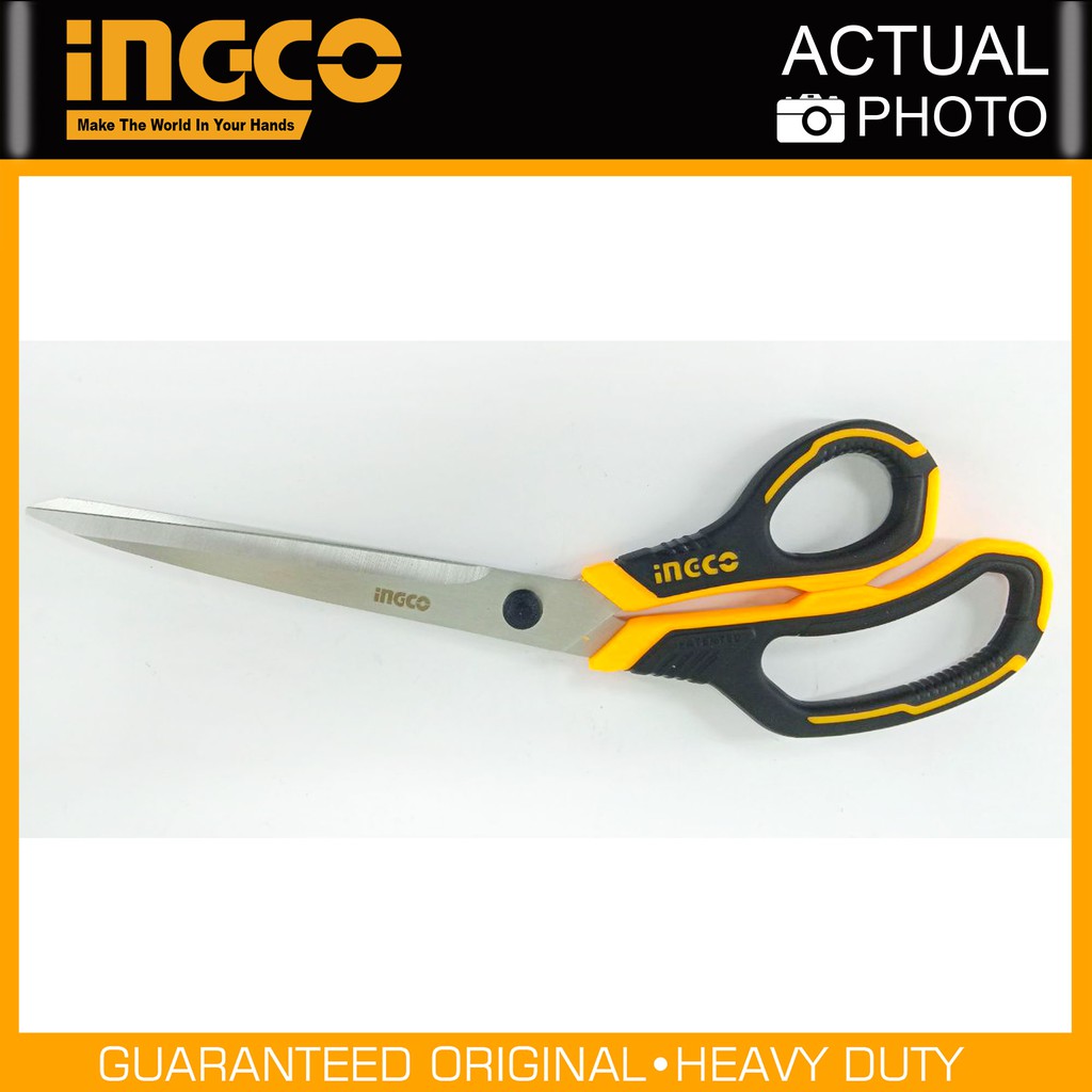 Ingco 11-Inch Stainless Steel Scissors HSCRS812801 IHT | Shopee Philippines