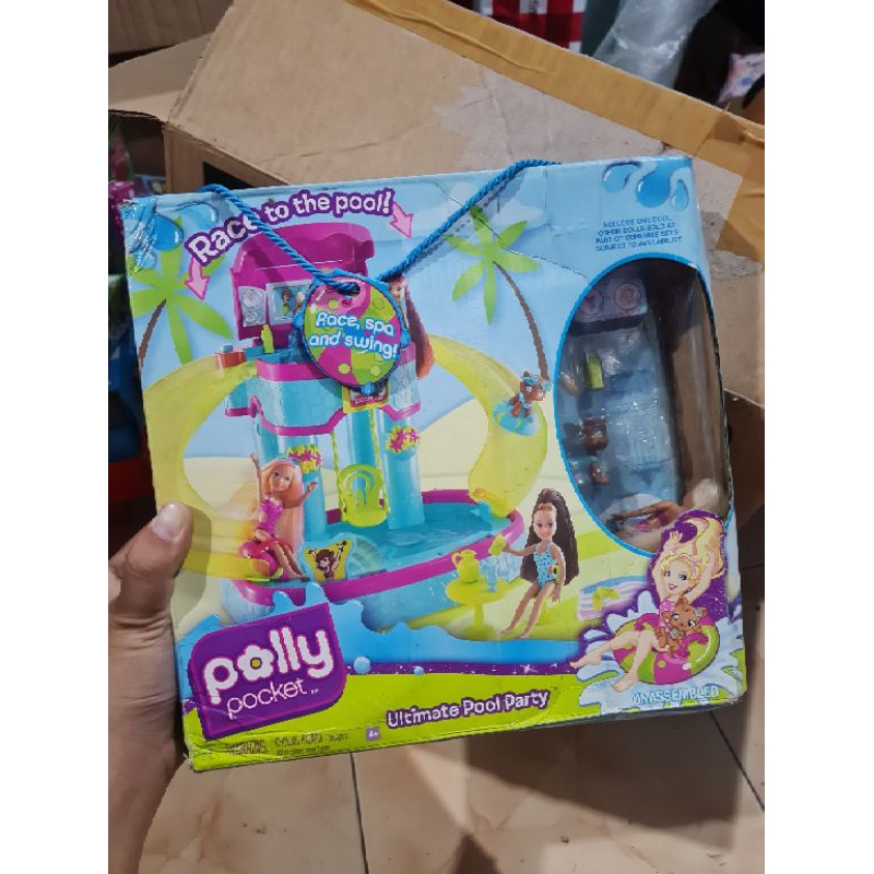 Polly pocket ultimate Pool party race to the Pool | Shopee Philippines