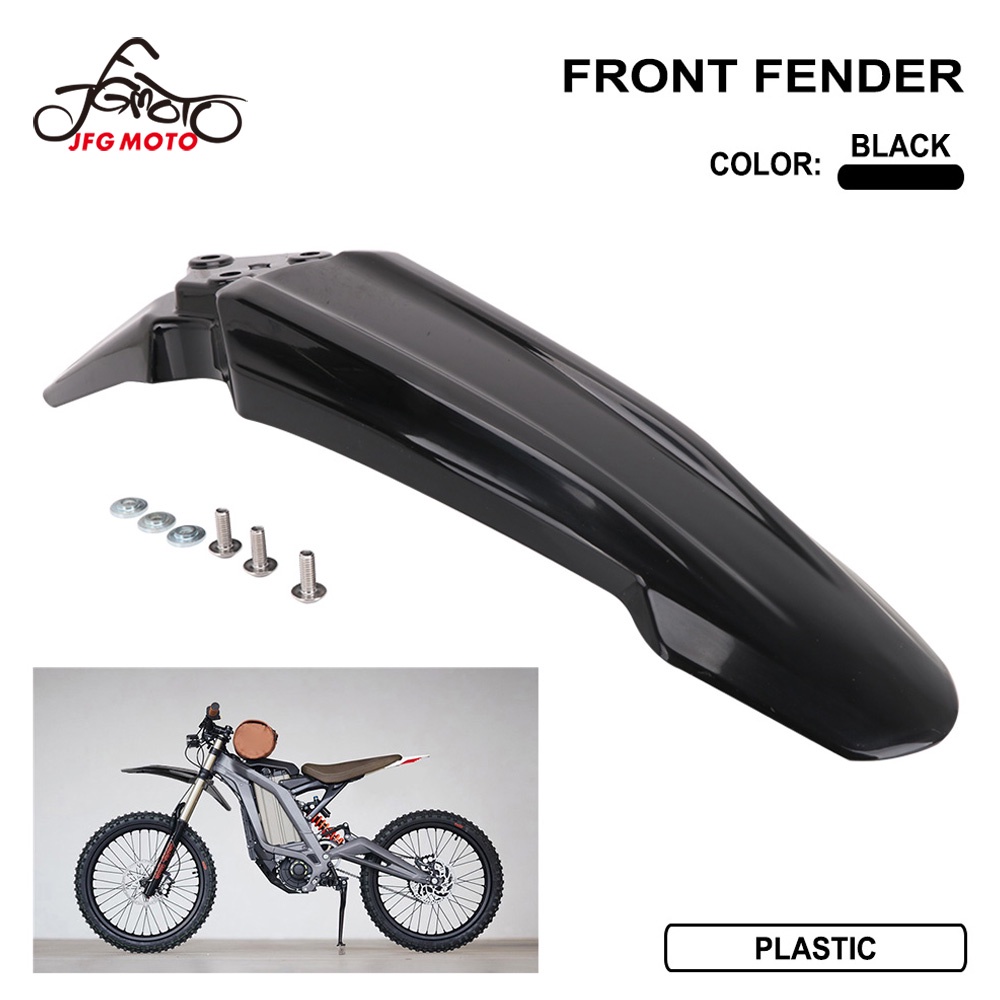 JFG MOTO Motorcycle Plastic Front Fender Mudguard Inverted Fork For ...