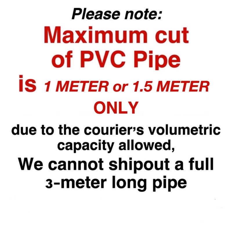 Per Mtr 1m 1.5m | PVC Pipe Orange S600 & Black | 2” 3” 4” | Plumbing Sanitary Pipes | Sold Per ...