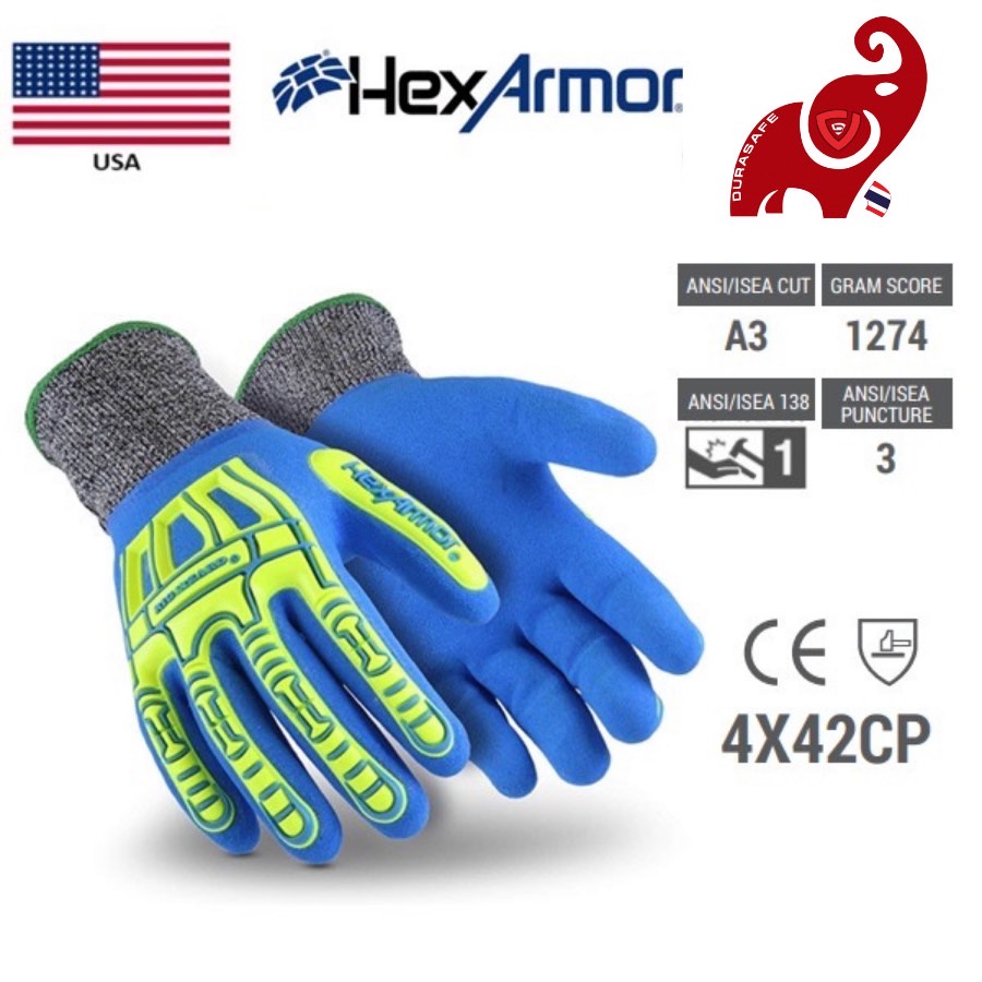 Hexarmor 7102 Rig Lizard Fluid Safety Gloves | Shopee Philippines