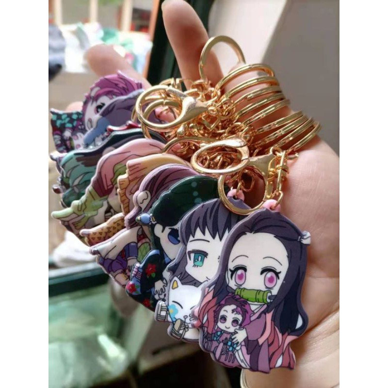 Demon Slayer Keychain Mizuko Acrylic Double-Sided Printing Charm ...