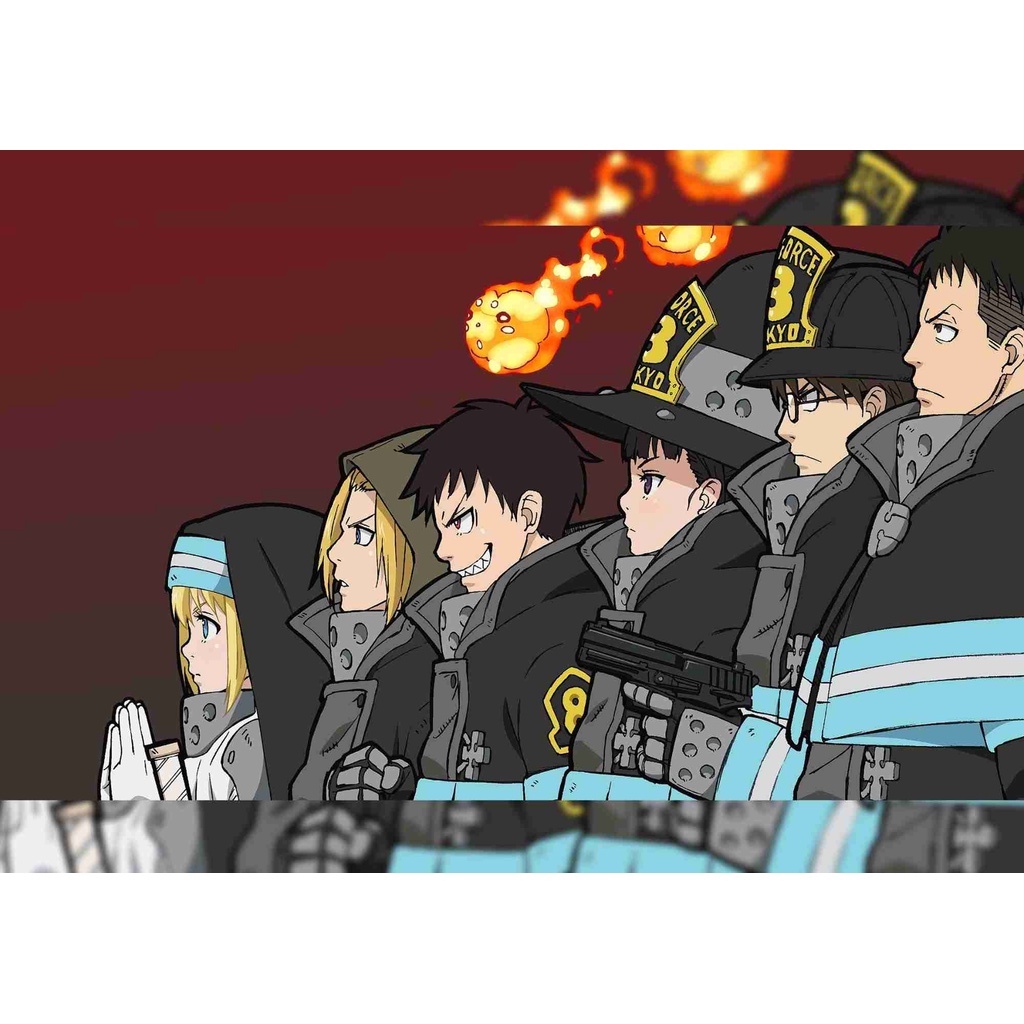 Fire Force Manga Anime Poster A4 Size | Shopee Philippines