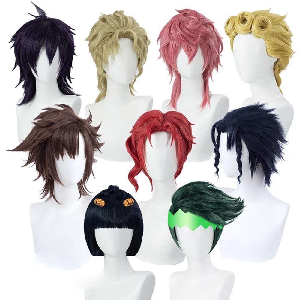 Noriaki Kakyoin Trish Una Dio Brando Joseph Kujo Jotaro Wig Jojo ...
