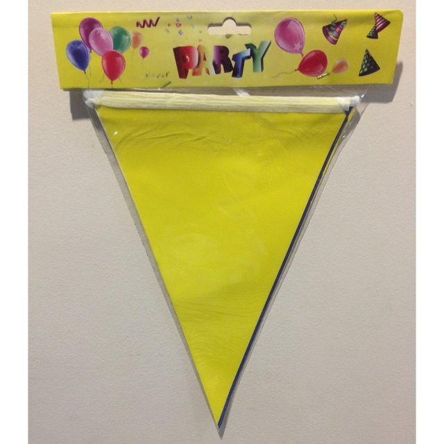 Plain yellow banderitas | Shopee Philippines