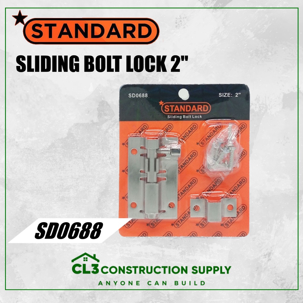 STANDARD SLIDING BOLT LOCK | Shopee Philippines