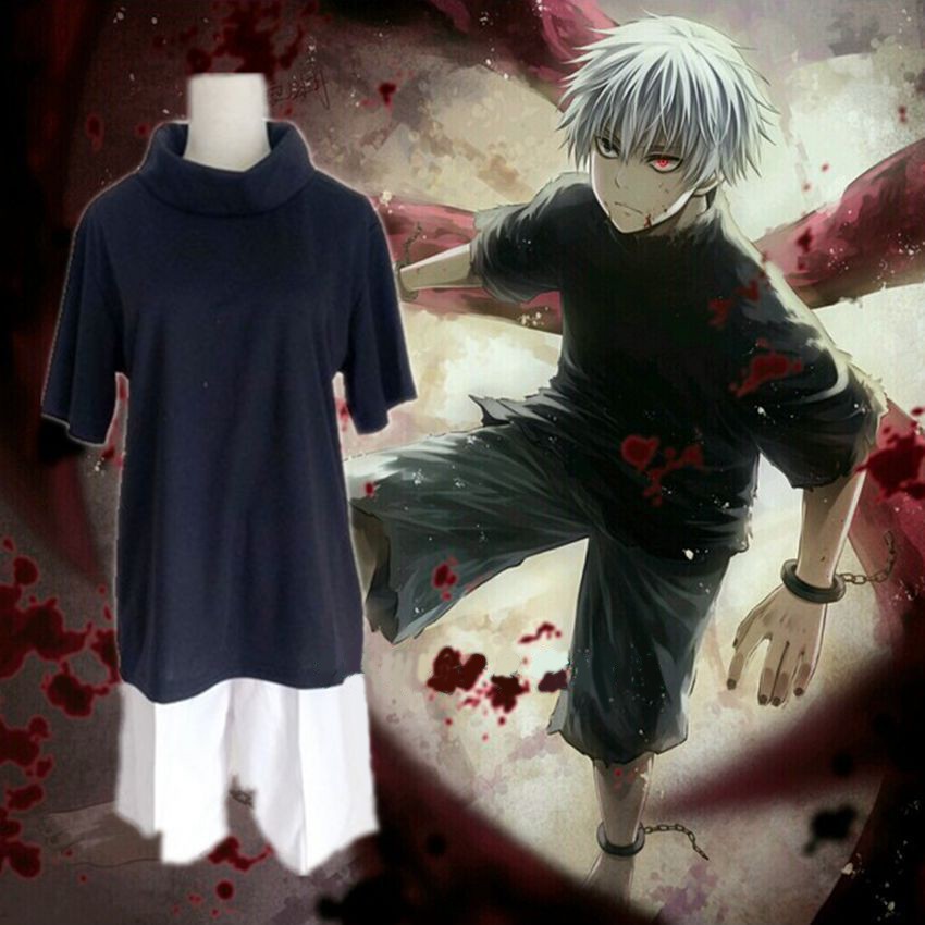 Ken Kaneki 1 anime Character cosplay Costume from Tokyo Ghoul - Aries ...