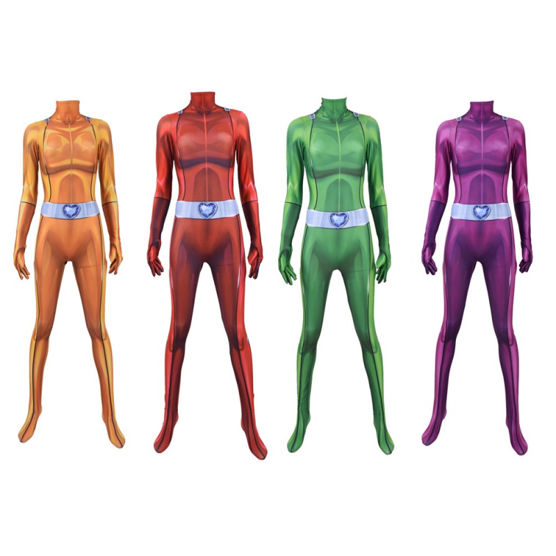 Agent Mandy Bodysuit Halloween Cosplay Totally Spies European and ...