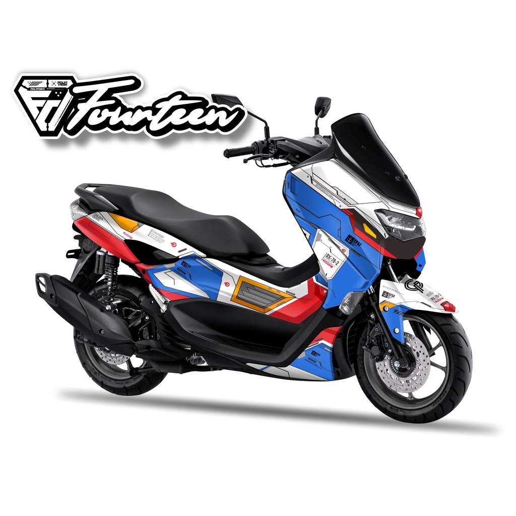 New NMAX GUNDAM DECAL - 2020 NMAX FULLBODY STICKER | Shopee Philippines