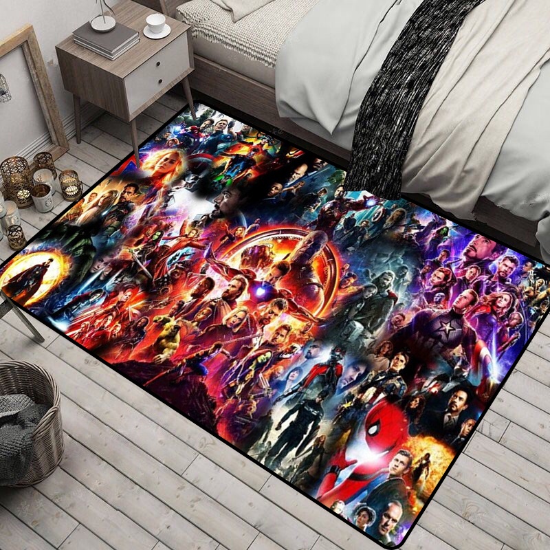 Customizable Avengers Marvel Superhero Carpet Iron Man Captain America ...