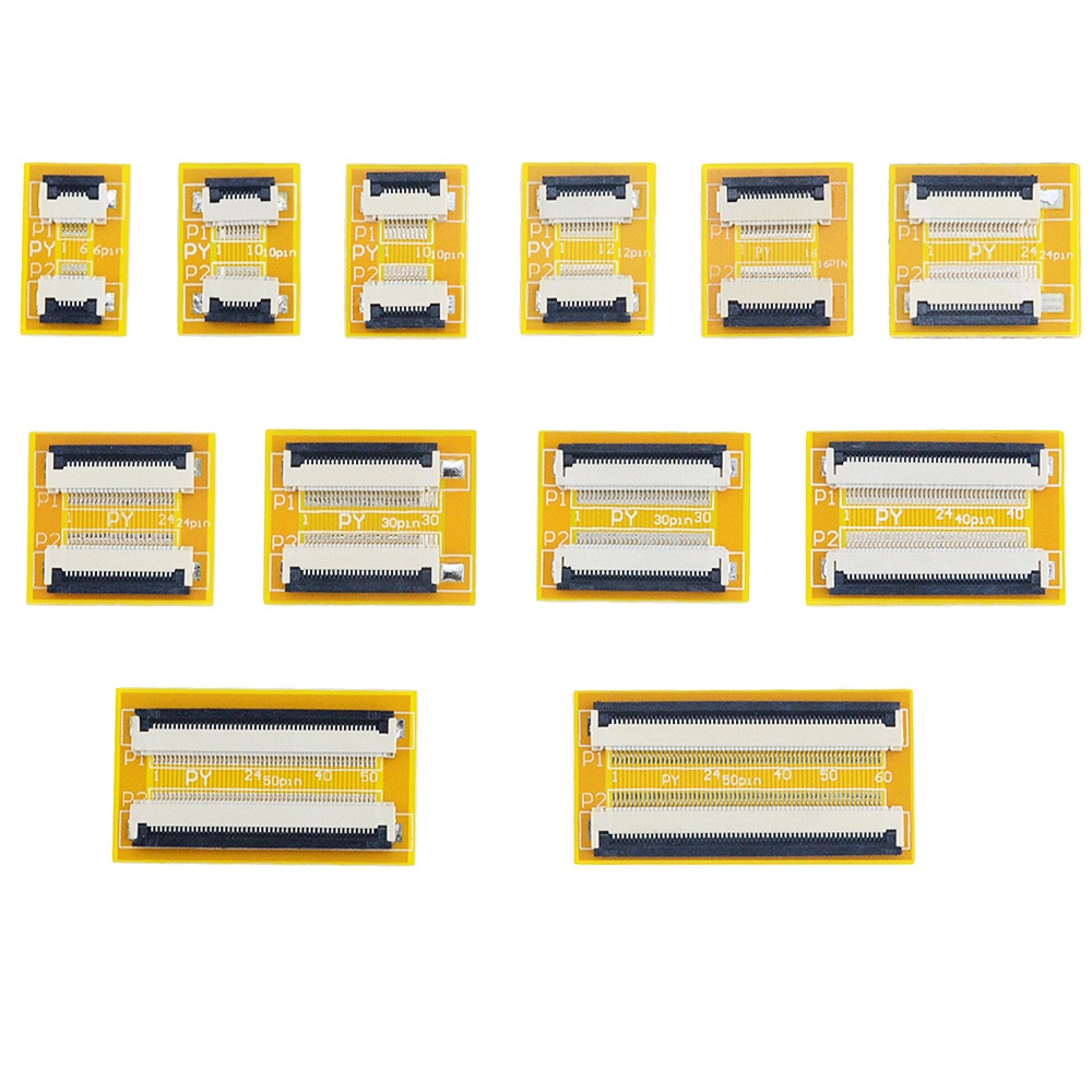 1PCS 0.5mm FPC FFC Board Flexible Flat Cable Extension Board 0.5mm Pitch 6P 8P 10P 12P 14P 20P ...