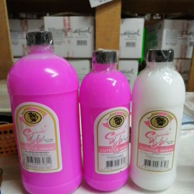 CARRIE CUTICLE acetone merthiolet REMOVER 500ml and 1000ml Manicure ...