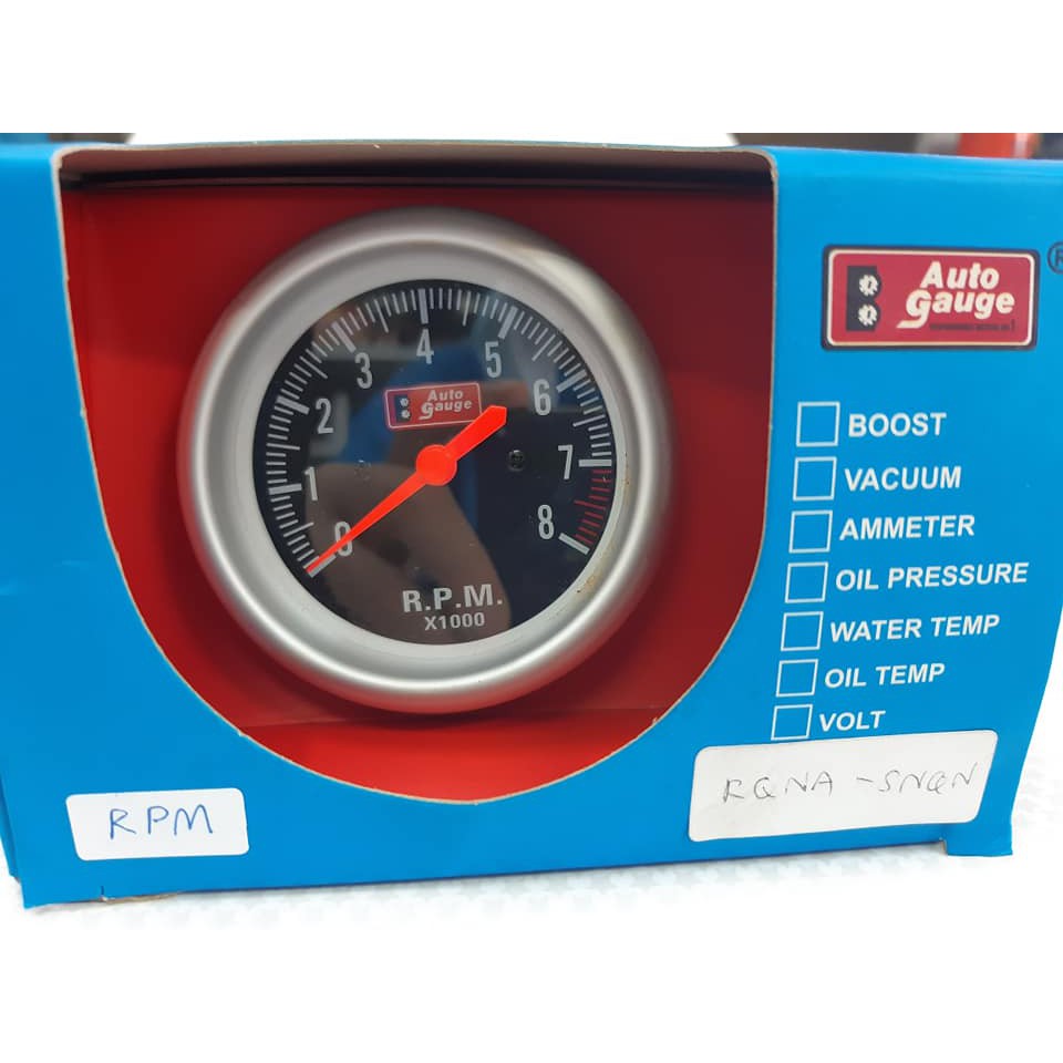 GAUGE Measuring Rpm Clear Face Black Floor AUTO Taiwan Work Dial 2.5 ...
