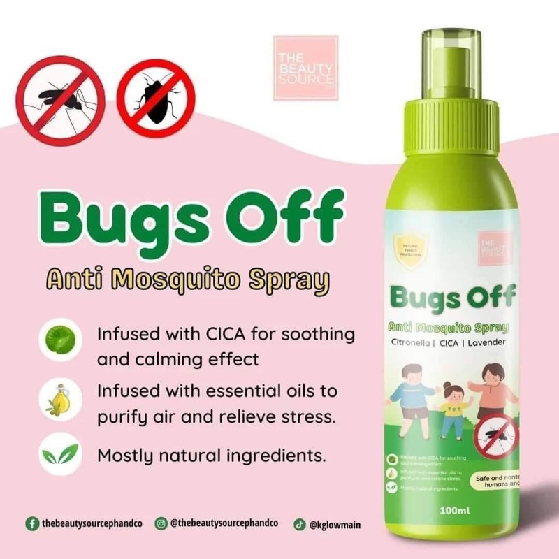 BUGS OFF ANTI MOSQUITO SPRAY by The Beauty Source(AVAILABLE ONHAND ...