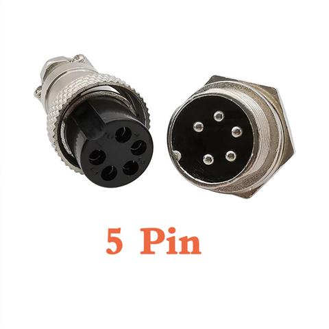 1Set GX20 2-8Pin Male Female Wire Panel Aviation Connector GX20 2P 3P 4P 5P 6P 7P 8P 20mm ...