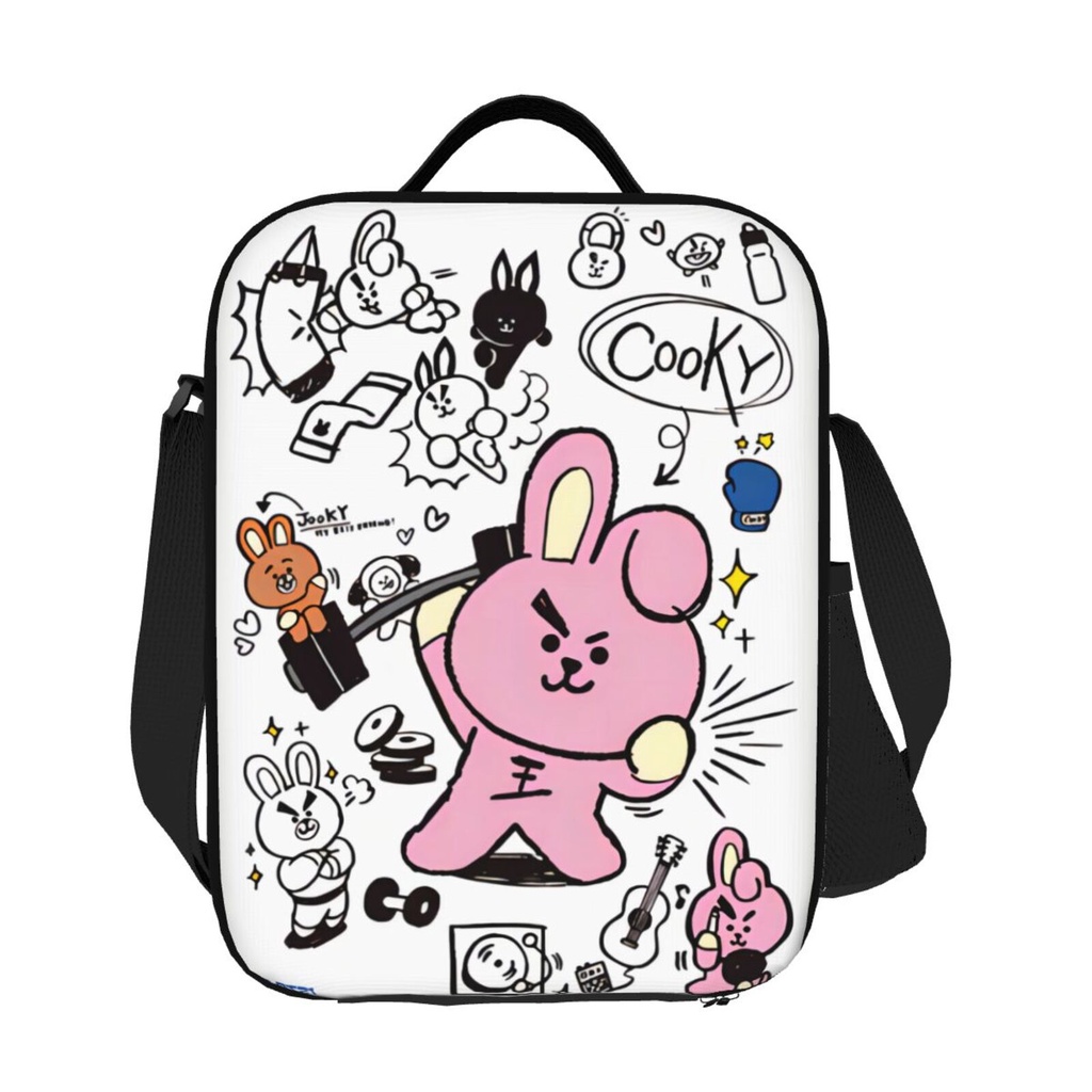 【In Stock】 BTS BT21 Insulated Lunch Bag Refrigerated Insulated Lunch ...