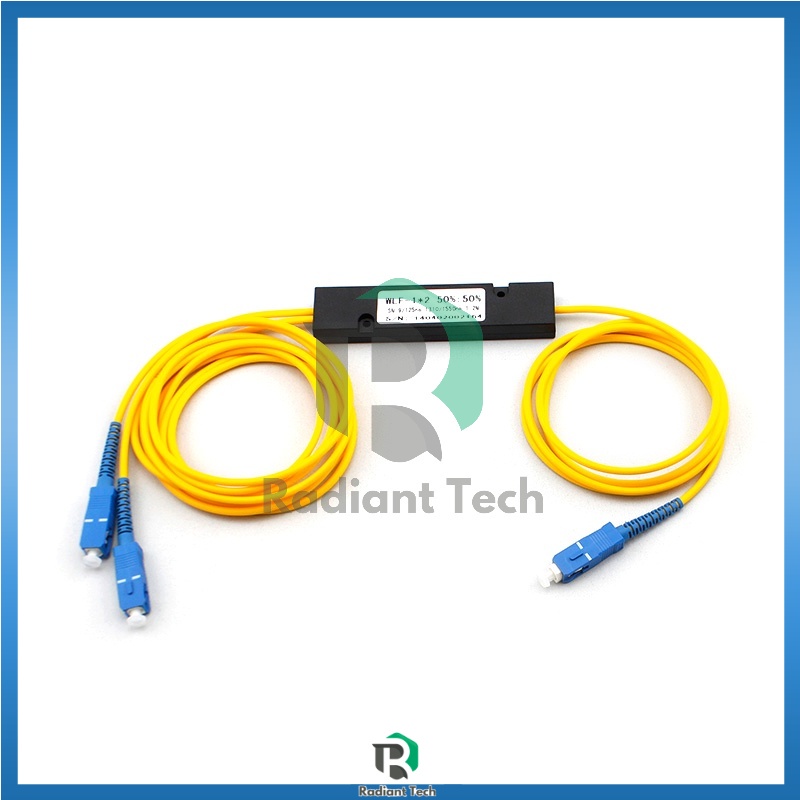 FBT Fiber Splitter 1:2 PLC Fiber Optic Splitter 50:50 SC/UPC Beam ...