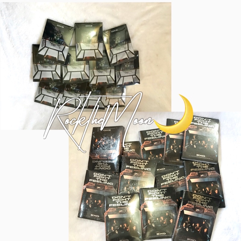 EXO Album - Don't Fight The Feeling DFTF + POSTER [PHOTOBOOK VER 1 ...
