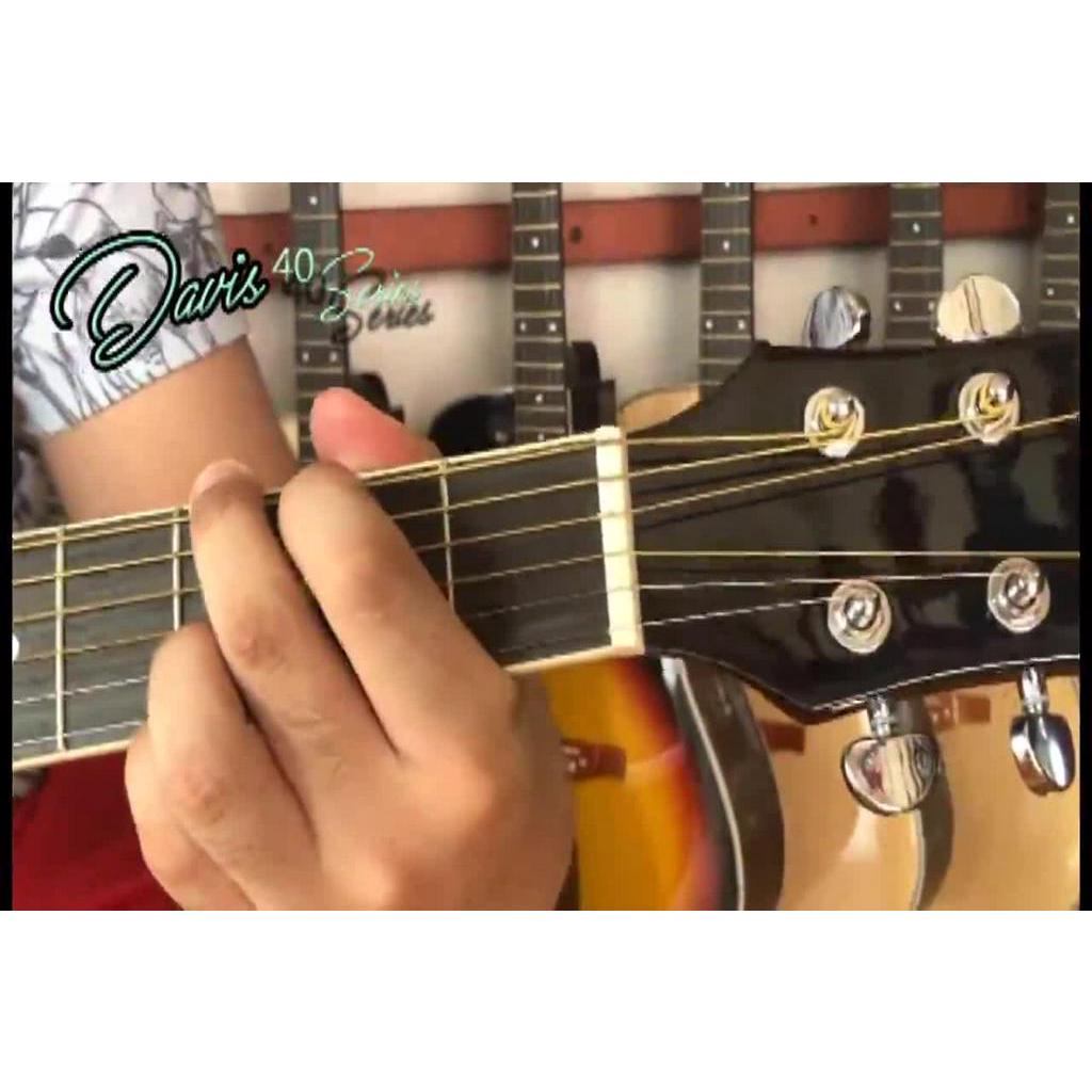 DAVIS 40 series ACOUSTIC GUITAR SLIM type - CONCERT type BY: ANTONIO ...