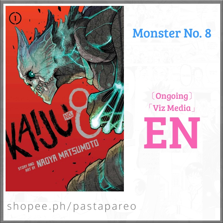 Monster #8 Manga / Kaiju No. 8 [English] [Shounen] | Shopee Philippines