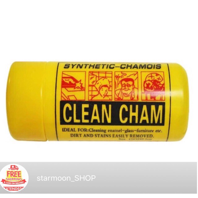Household And Car Clean Cham Synthetic Chamois | Shopee Philippines