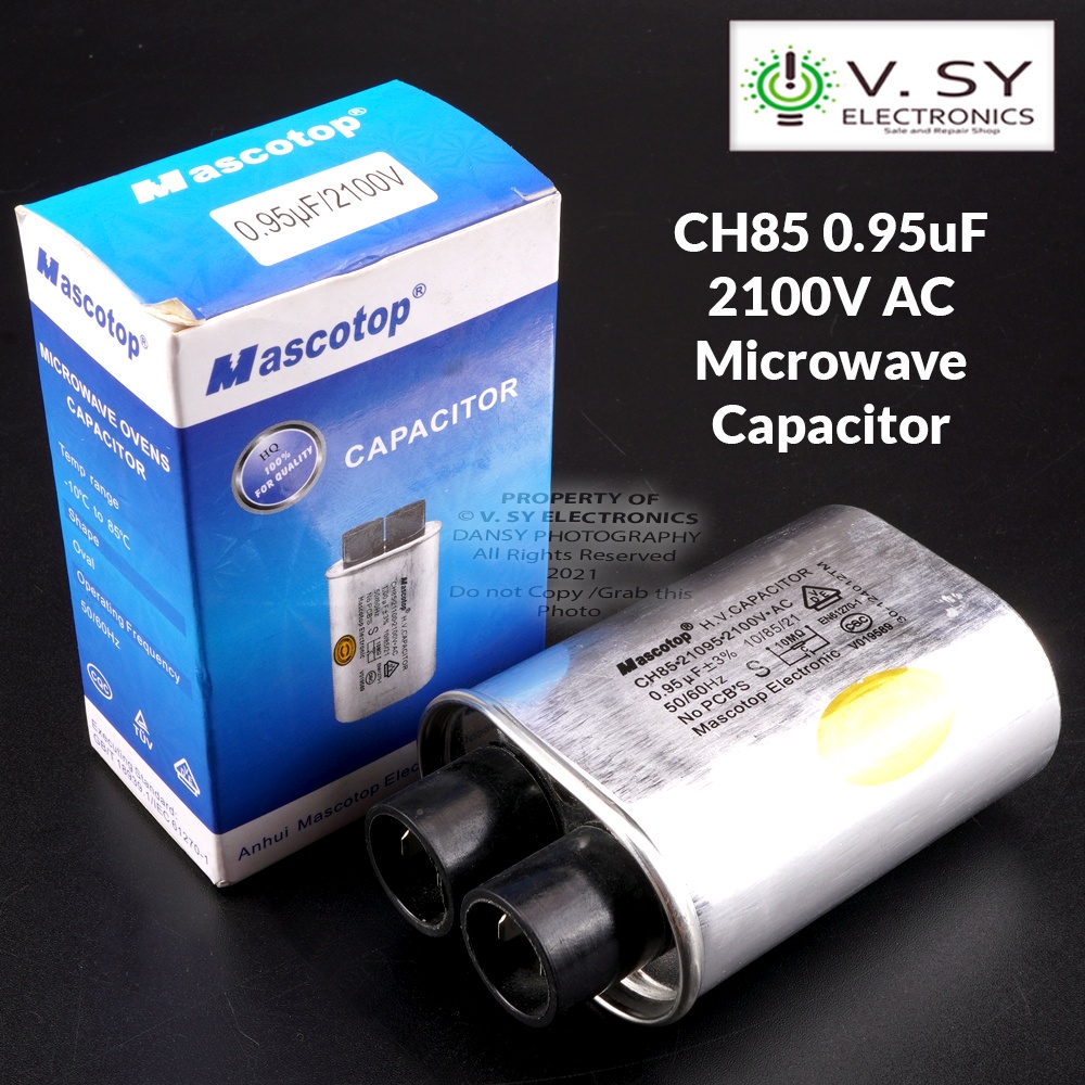 CH85 0.95uF 2100V AC High Voltage Capacitor Replacement Capacitor for ...