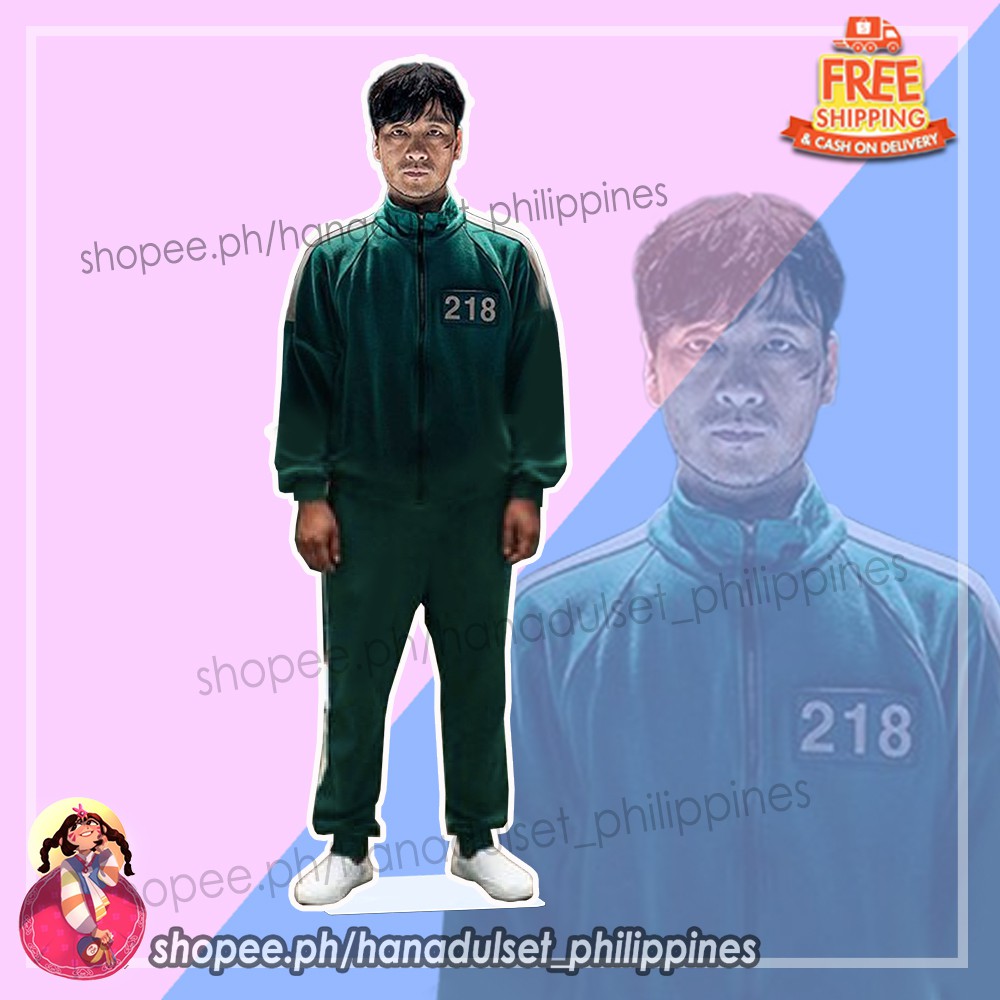 Kdrama 5 inches | cake topper SQUID GAME PLAYER [Player 218 Park Hae ...