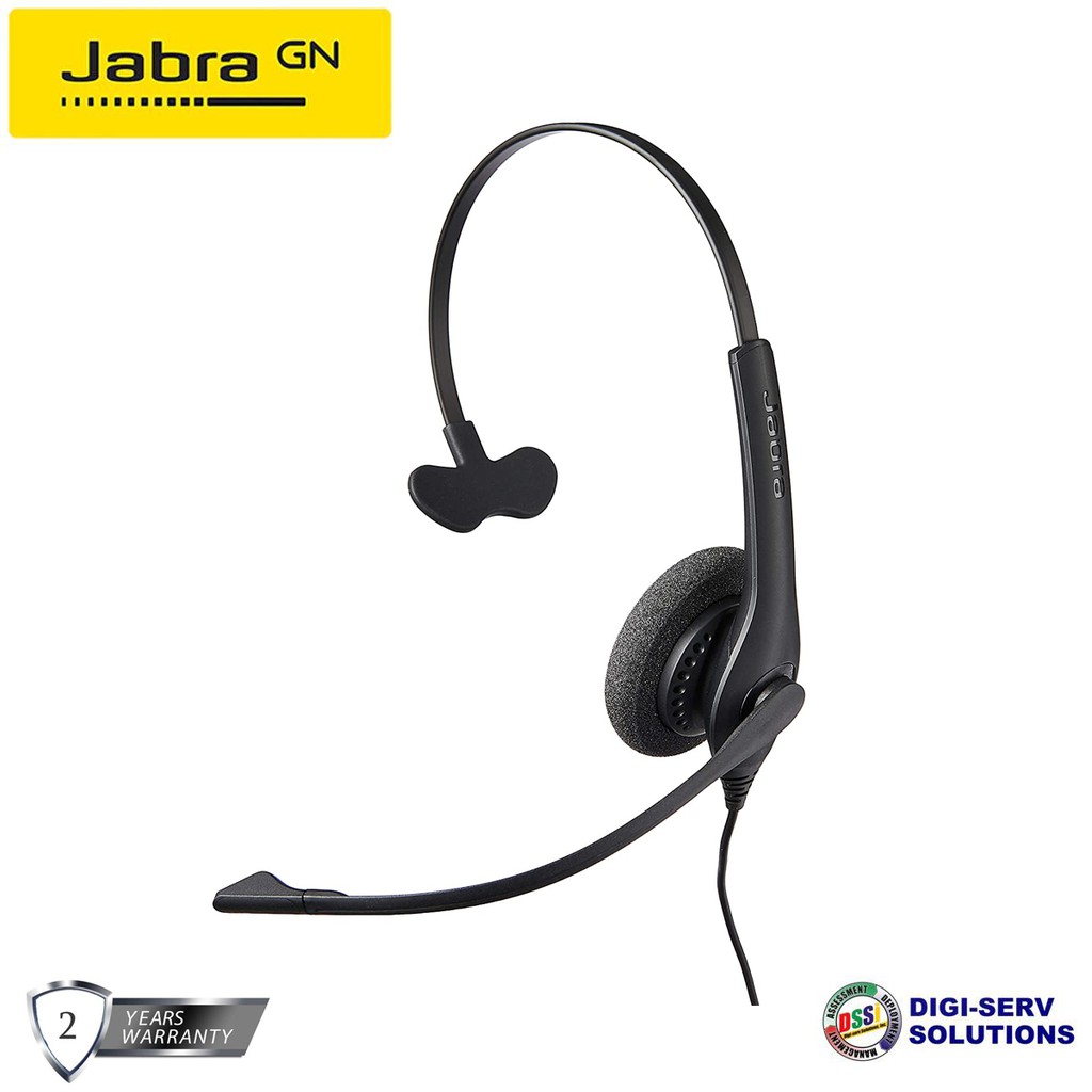 Jabra Biz 1500 QD MONO Corded Professional Headset (SKU # 00036309483 ...