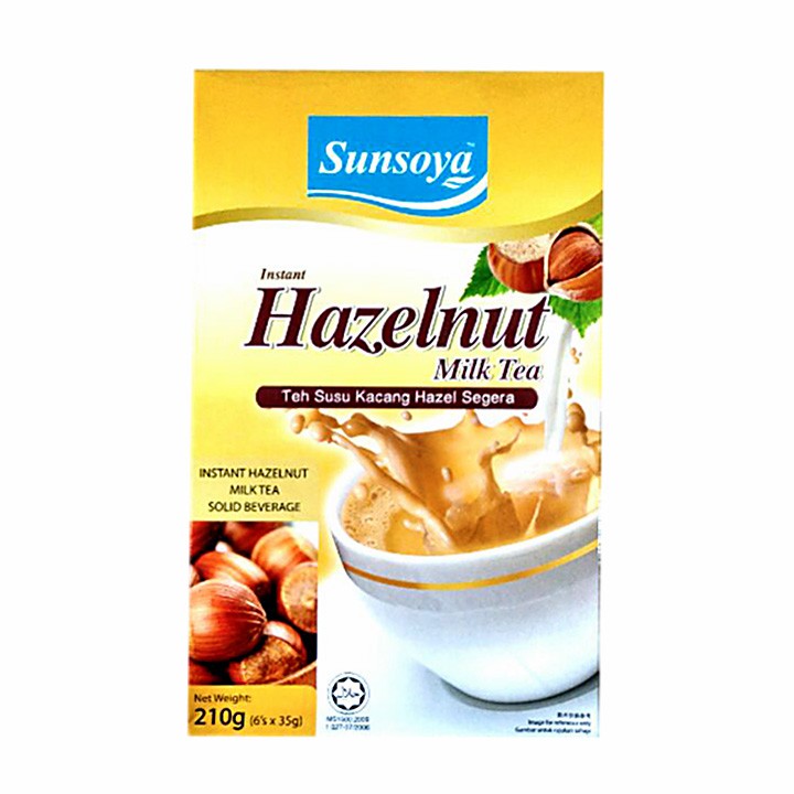 Sunsoya Hazelnut Instant Milk Tea 210 grams | Shopee Philippines