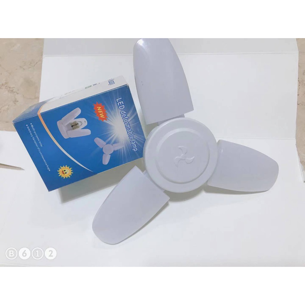 COD 18W MINI Foldable Fan Blade Led Bulb | Shopee Philippines