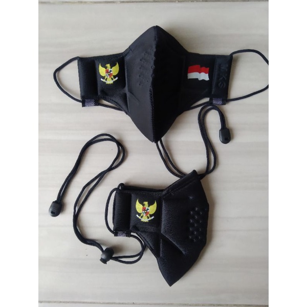 MERAH PUTIH Tomo Mask logo Garuda Red And White Long Rope stoper ...