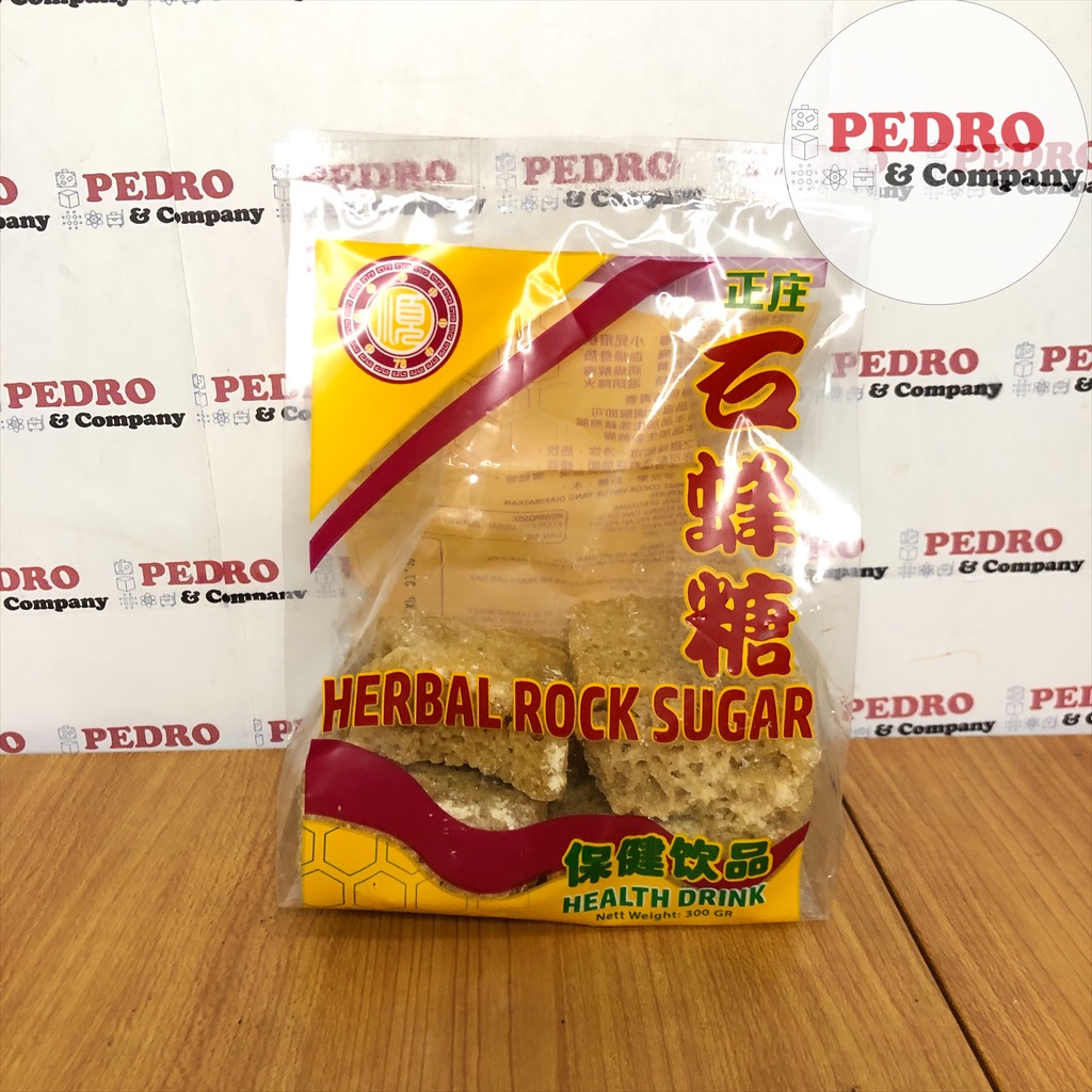 Herbal rock sugar / honey rock sugar 300 gr - health drink | Shopee ...