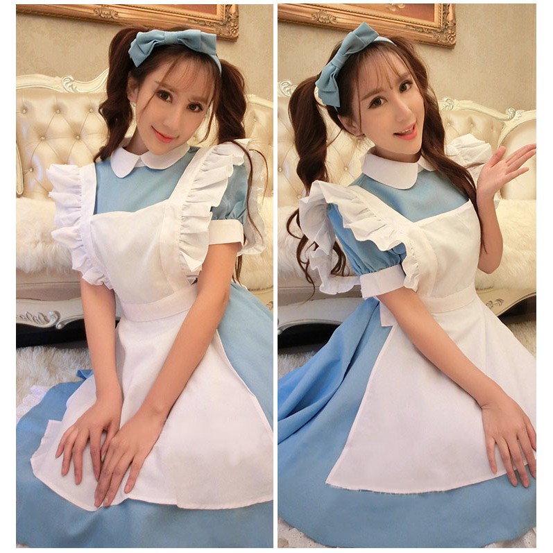 【Ready stock】COSPLAY Alice anime costume sleepwalking wonderland super ...