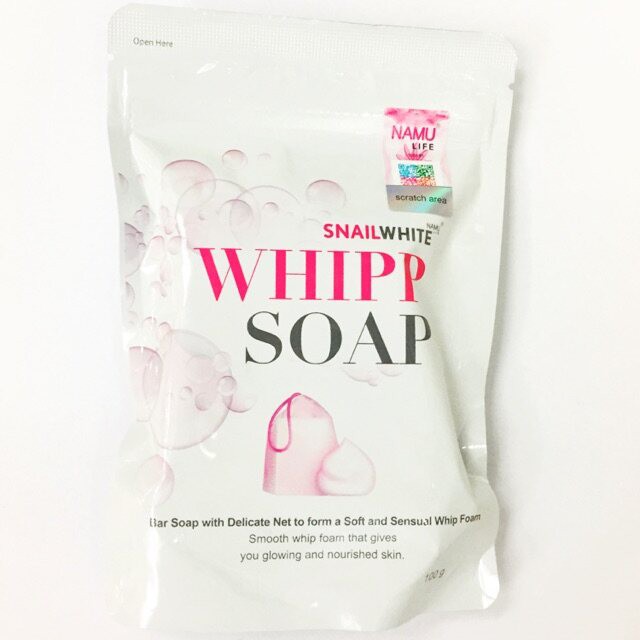 Original Snail White Whipp Soap by Namu Life 100g | Shopee Philippines