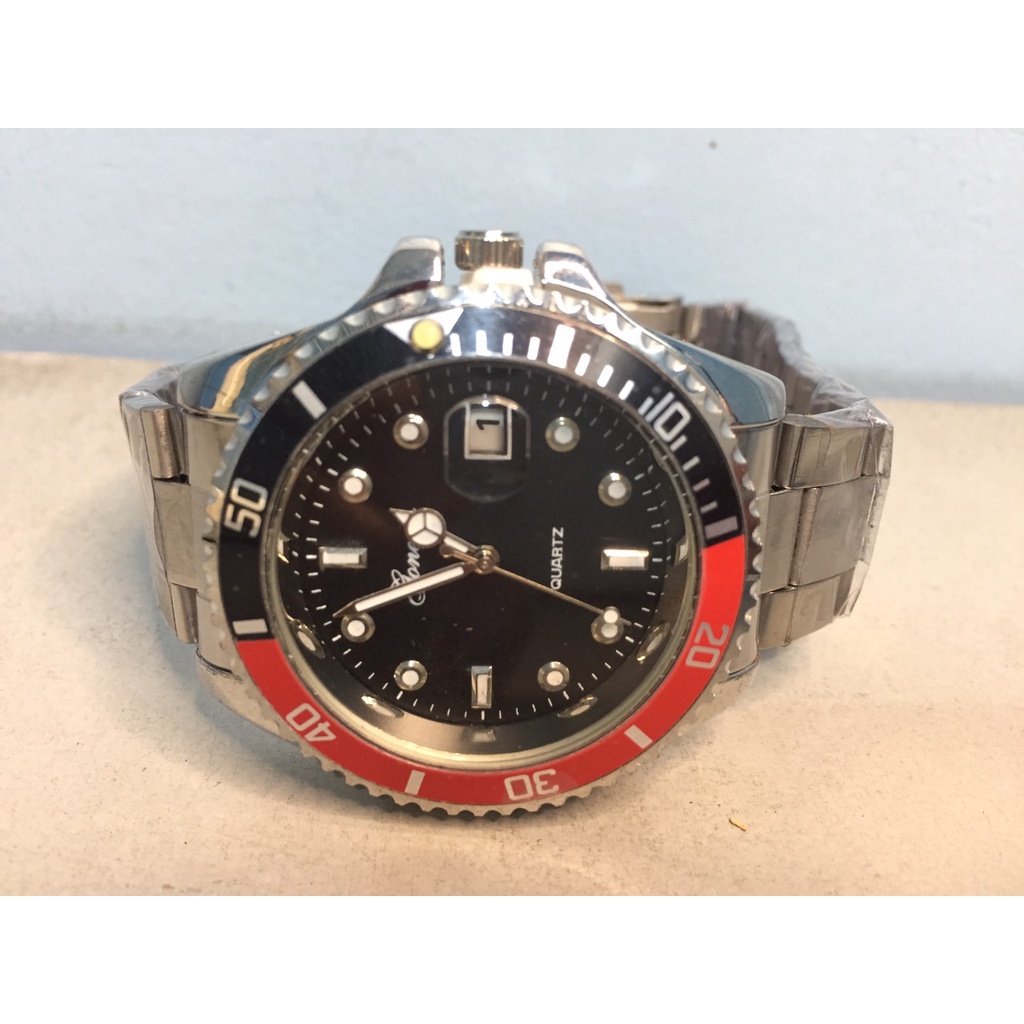 GONEWA Men Fashion Military Stainless Steal Date Sport Quartz Analog ...