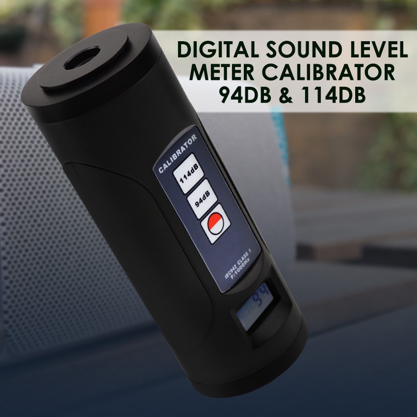 Sound Level Meter Calibrator 94dB & 114dB for 1/2" and 1" inch ...