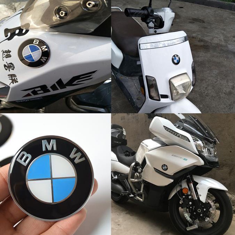 BMW Logo Reflective 3D Gel Sticker Car Front Hood Sticker Trunk Rear ...