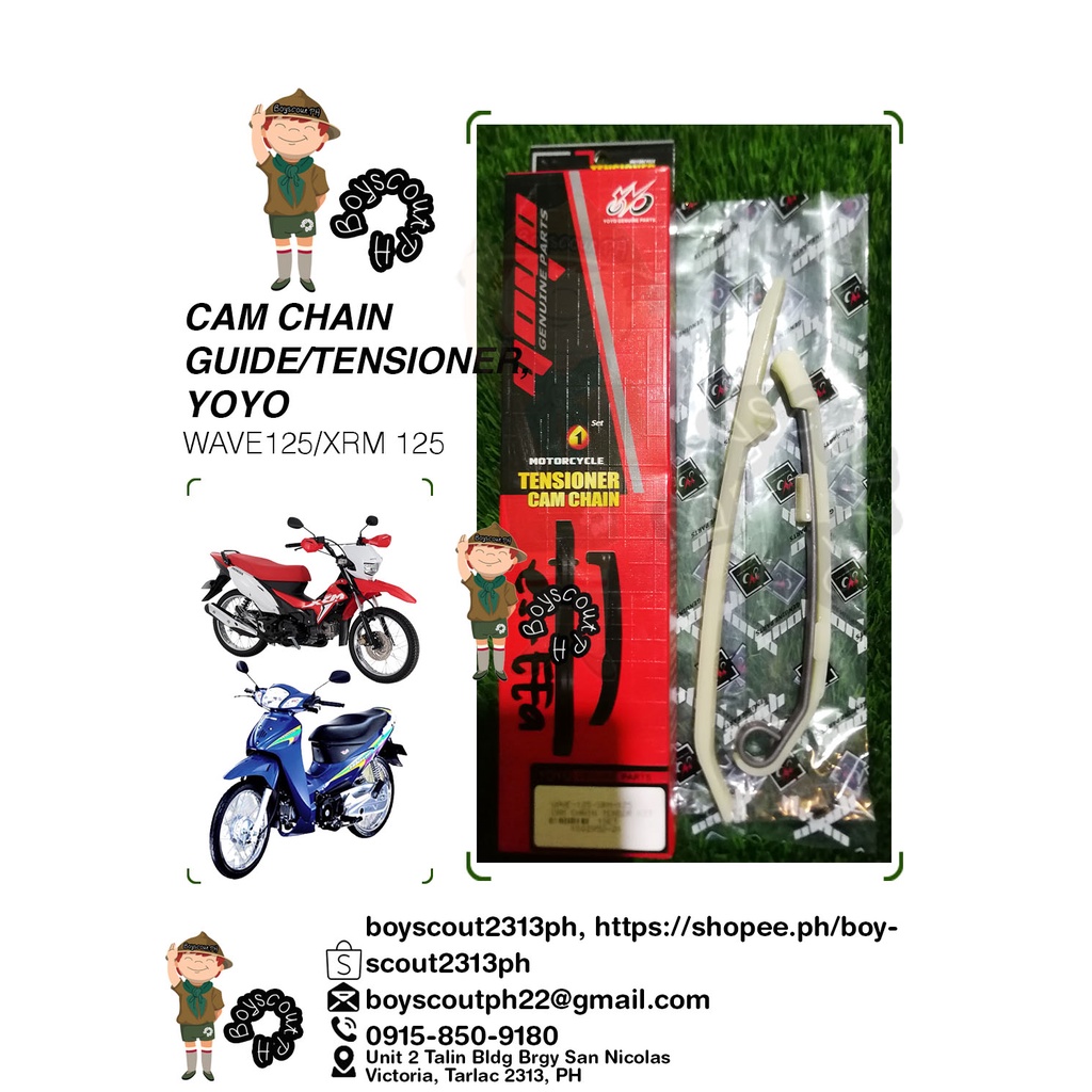 Cam Timing Chain Tensioner Guide MIO SOUL MX WAVE 125 XRM 125 CT100 ...