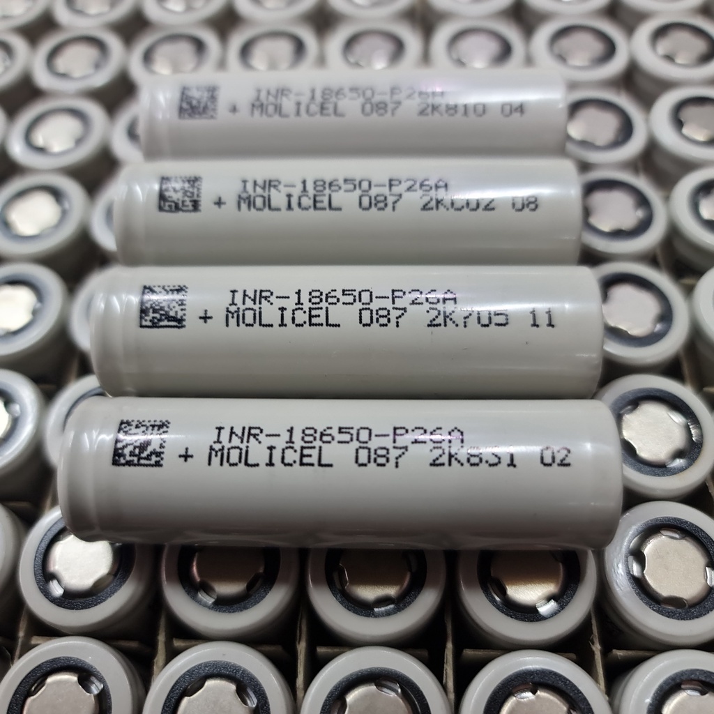 1pc Molicel P42A 45A 21700 4000mAh P26A P28A 35A 18650 2600mAh Lithium ...