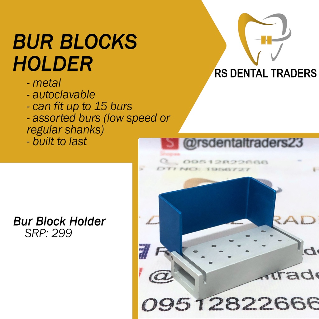 Bur Block Holder - Metal - Autoclavable | Shopee Philippines