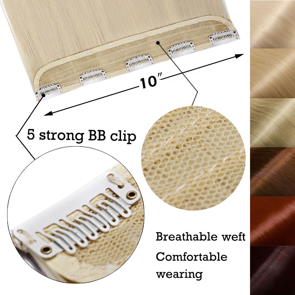 Clip In Hair Extensions Sexy Long Straight / Curly Hair Wig Extensions ...