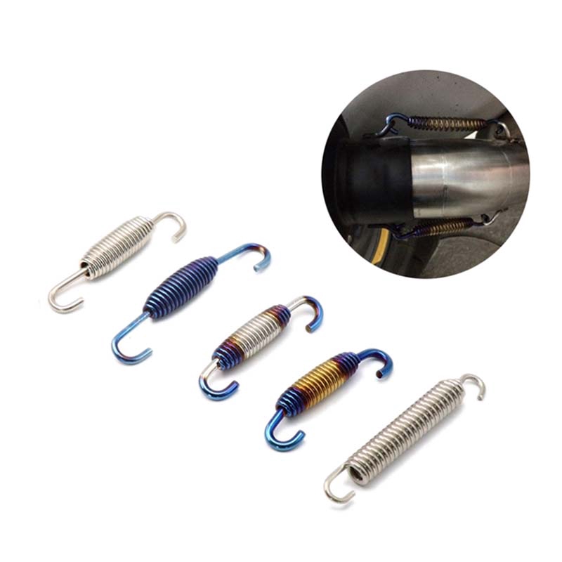 Motorcycle Exhaust Middle Pipes Springs Ties Connector Stainless Steel ...