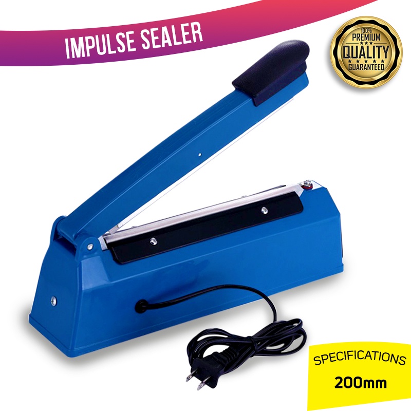 Impulse Sealer Plastic Sealing Machine 200MM / 250MM / 100MM / 400MM ...